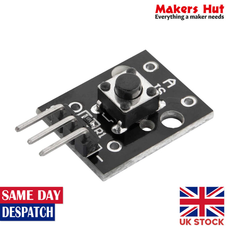 KY-004 Button Key Switch Sensor – Module For Arduino – Makers Hut