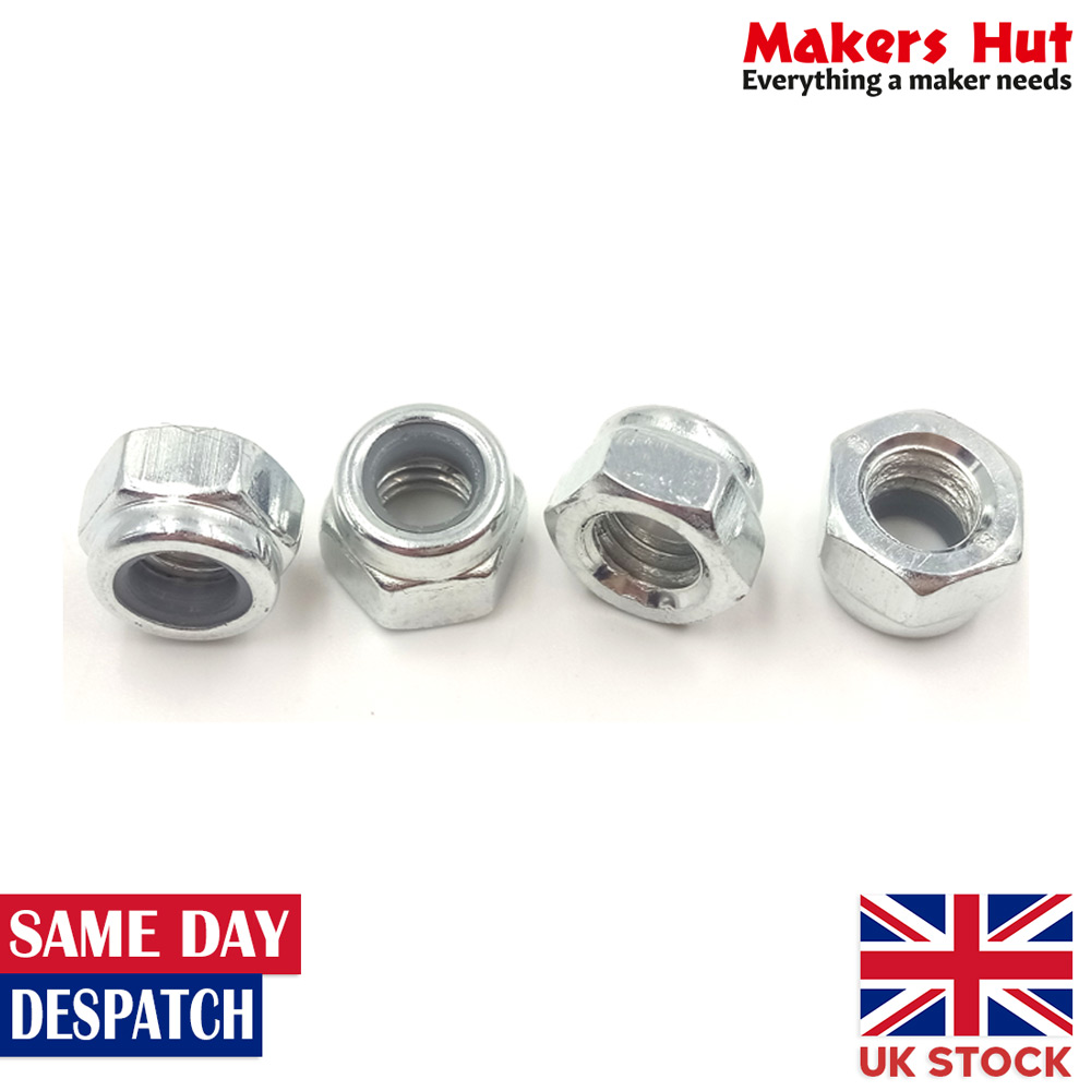 Self-Locking Nuts M5, M4, M3 – Secure & Durable – Makers Hut