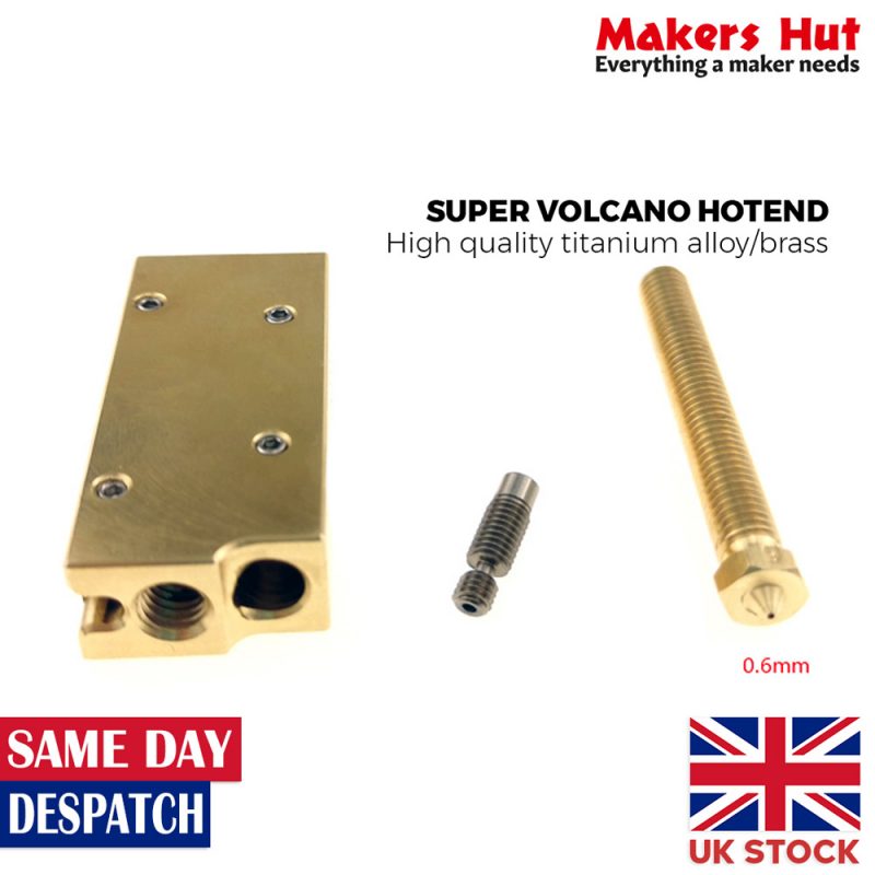 E3D Super Volcano HotEnd – High Flow Rate Hot End Nozzle – Makers Hut